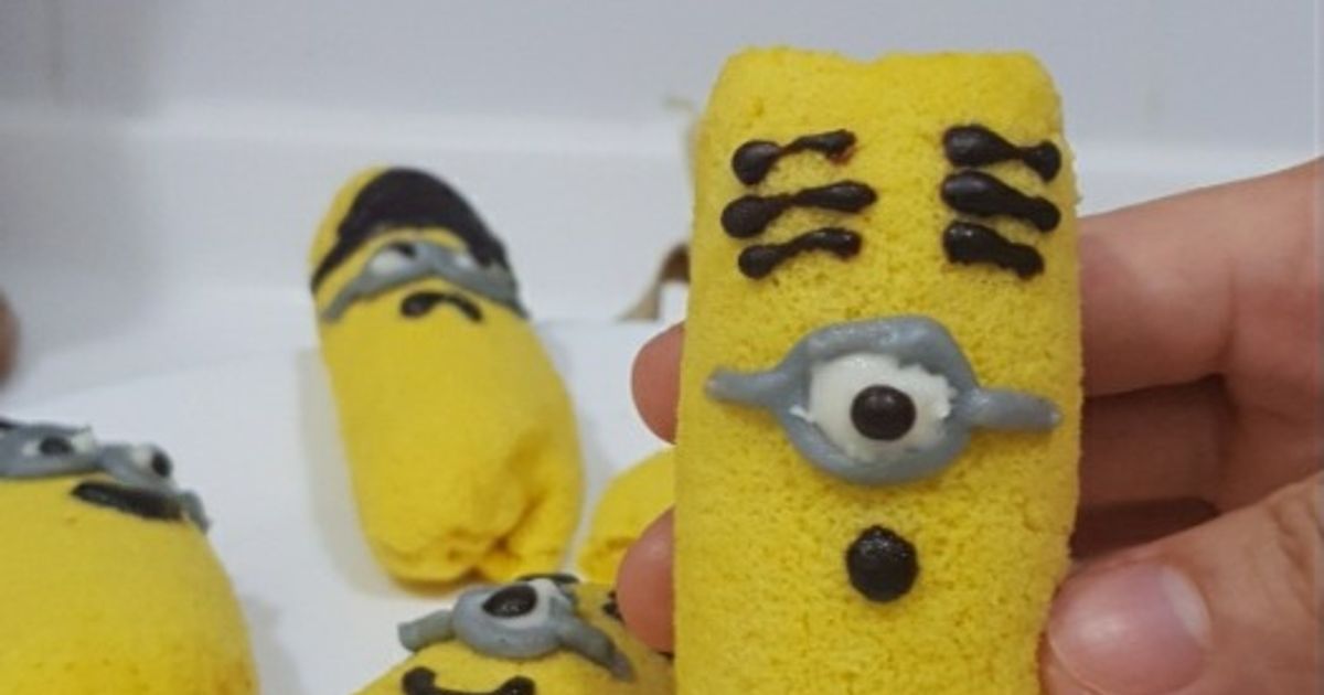 Resep Minions Tokyo Banana And Cheese oleh Mommy Nawla#Jeehan - Cookpad