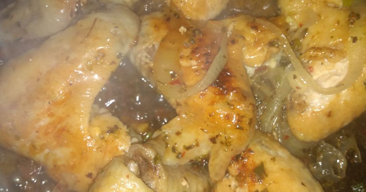 Alitas De Pollo Con Salsa De Bigotes 😉☺️ Receta de Araceli