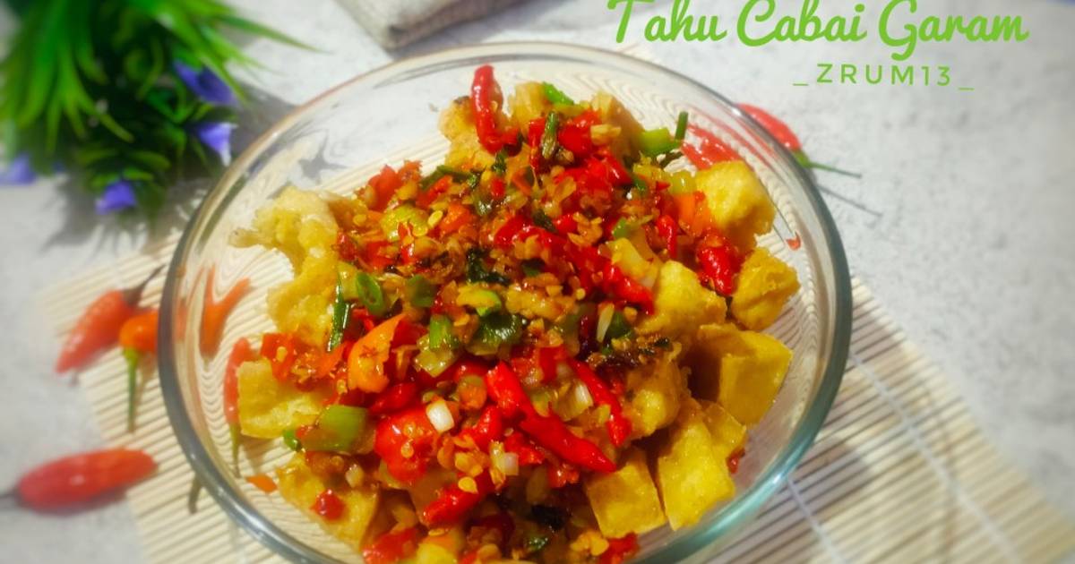 1.526 resep tahu cabe garam enak dan sederhana - Cookpad