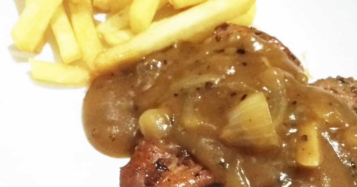 Resep saos steak ayam blackpepper rumahan enak dan mudah - Cookpad
