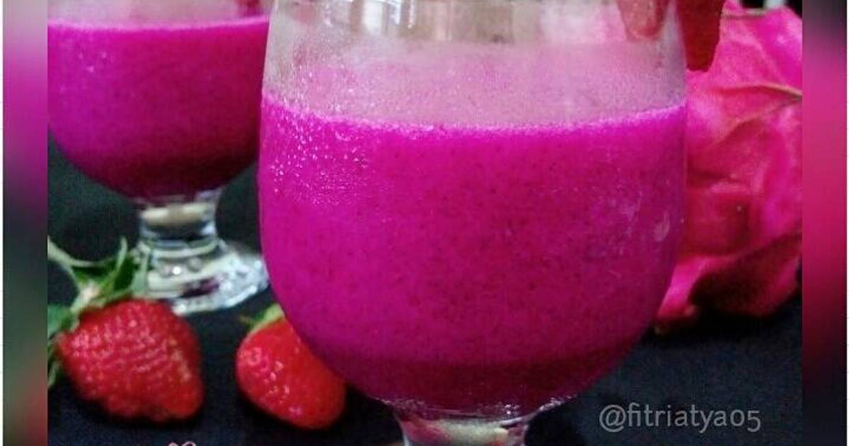 Resep Jus Naga Strobery oleh Tya - Cookpad
