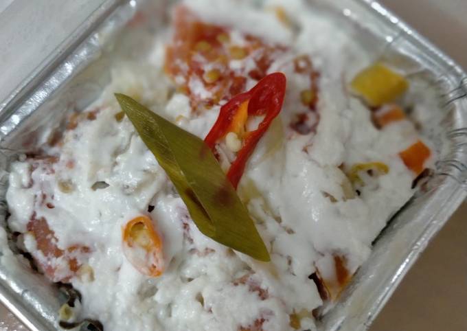 Resep Botok telur asin ala akuu oleh Sinta Yunita Sari - Cookpad