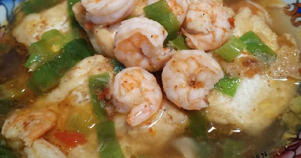 Resep Sup Udang Tahu oleh Wiewied Kitchen's - Cookpad