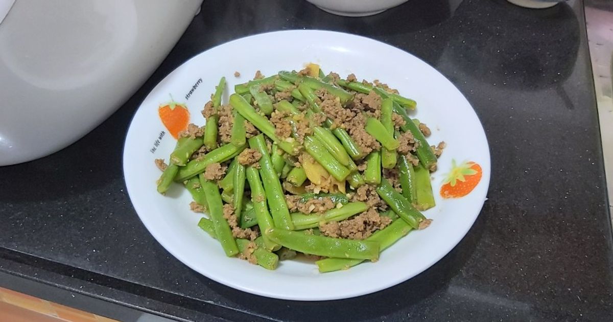 Resep Daging Sapi Giling Eseng Buncis oleh Chusnara - Cookpad