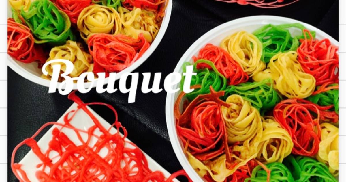 Resipi Roti Jala Bouquet oleh Zahrah Buang - Cookpad