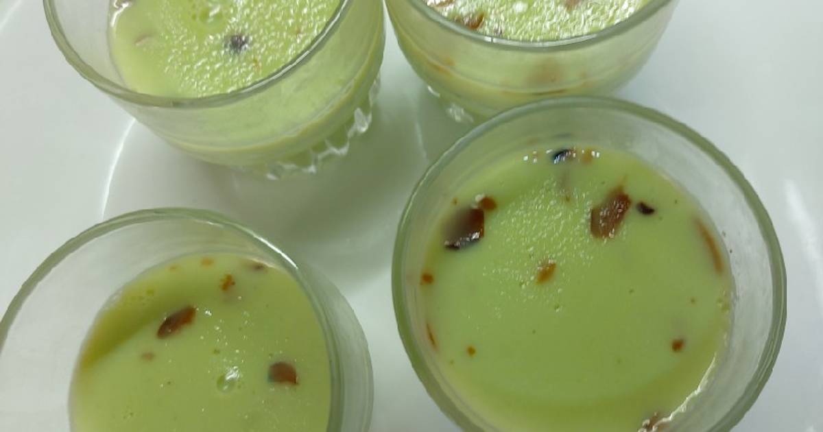 Pista pudding Recipe by Nargis shaikh Shaukat - Cookpad