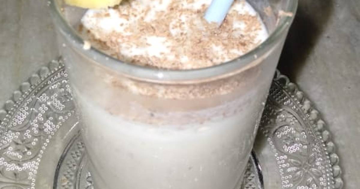 Banana milk shake Recipe by qamar nasim - Cookpad