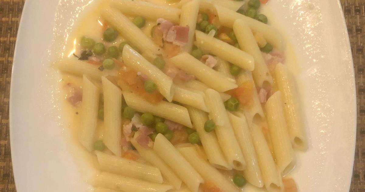 Pasta con tocino - 556 recetas caseras- Cookpad