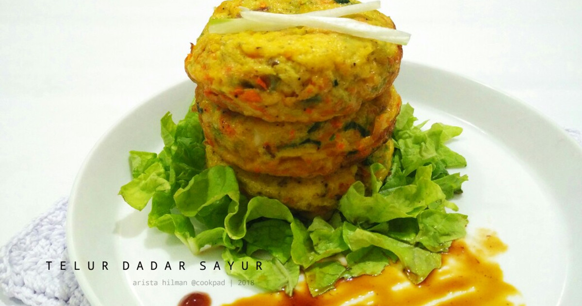 Resep Telur Dadar Sayur oleh Arista Hilman - Cookpad