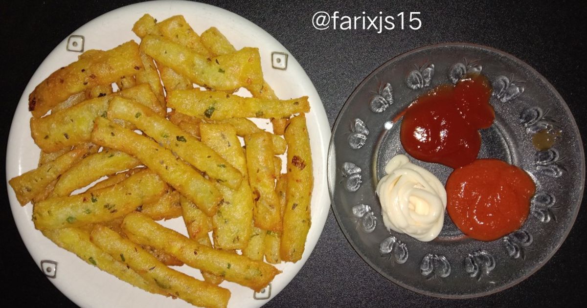 Resep Cheese Cassava Sticks/Stik Singkong Keju oleh Mbak Nuna - Cookpad