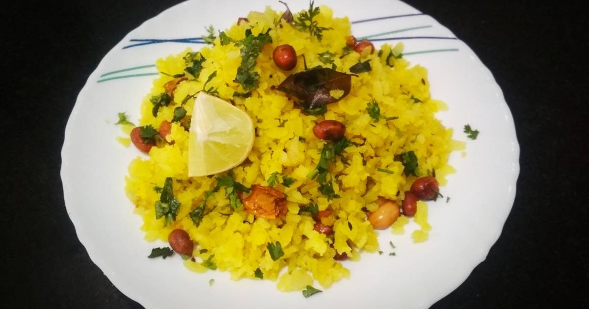 Poha - Without Onion Recipe by Adarsha Mangave - Cookpad