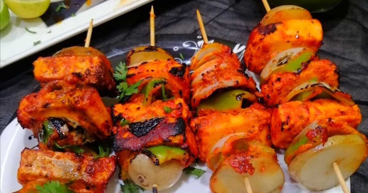 Tandoori Paneer Tikka Recipe By Anjana Gupta