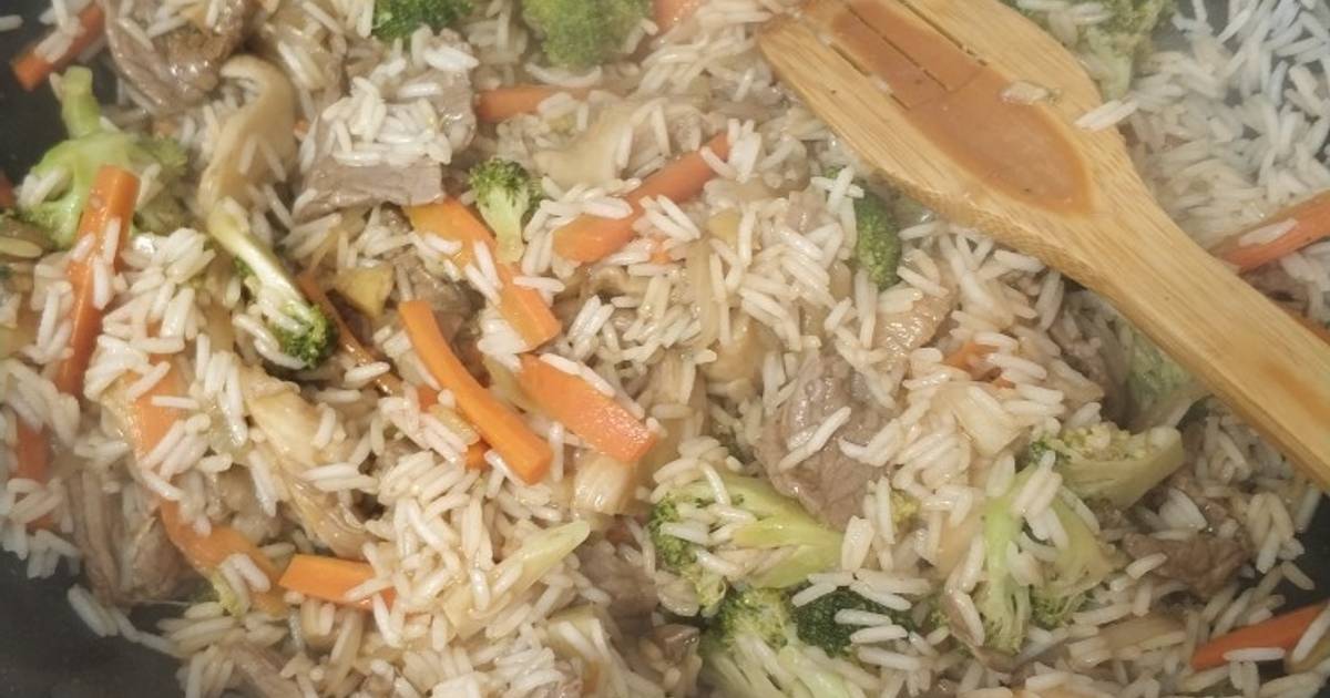 Arroz al wok - 1.001 recetas caseras - Cookpad