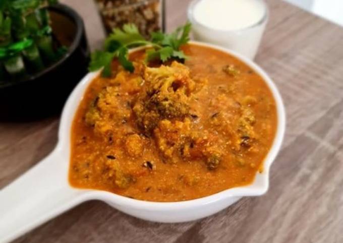 Broccoli curd curry Recipe by hashrutha - Cookpad