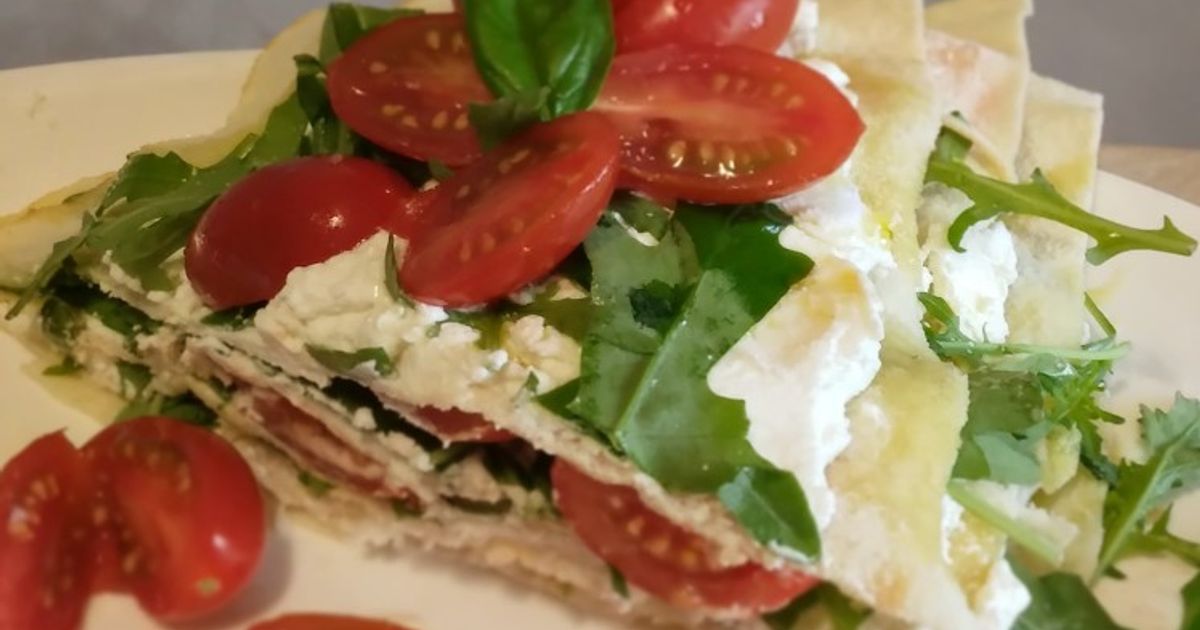 Cold Carasau Bread Lasagna Recipe By Chiadolcecucina