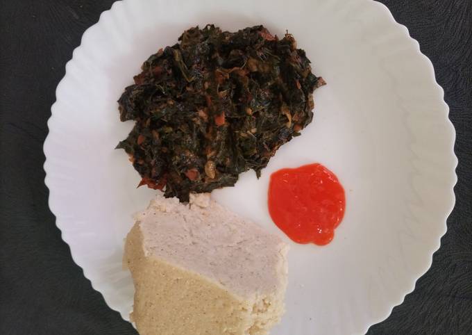 Kienyeji vegetables (mkunde and mrenda) Recipe by Scovia Brown - Cookpad