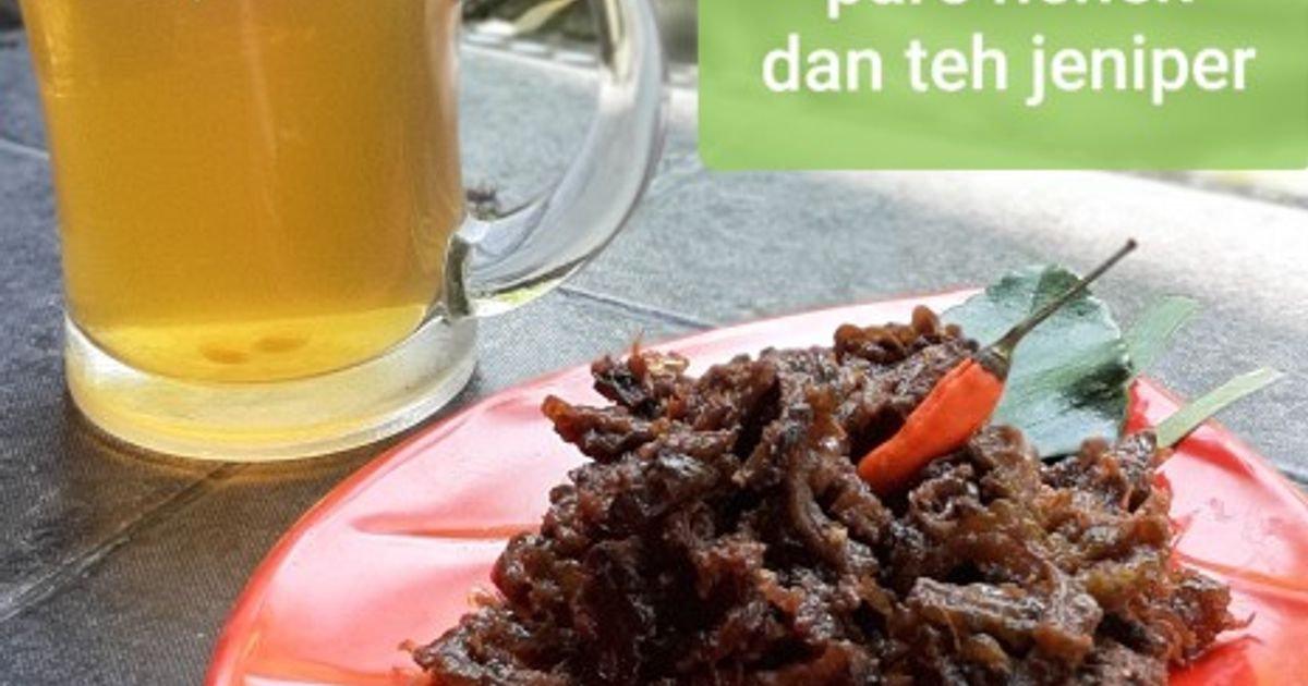 Resep Pare Nenek Dan Teh Jeniper oleh Ai Fitriea - Cookpad