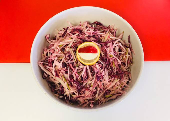 Resep Salad Kol 🇲🇨 Merah Putih oleh Michael Turnip - Cookpad