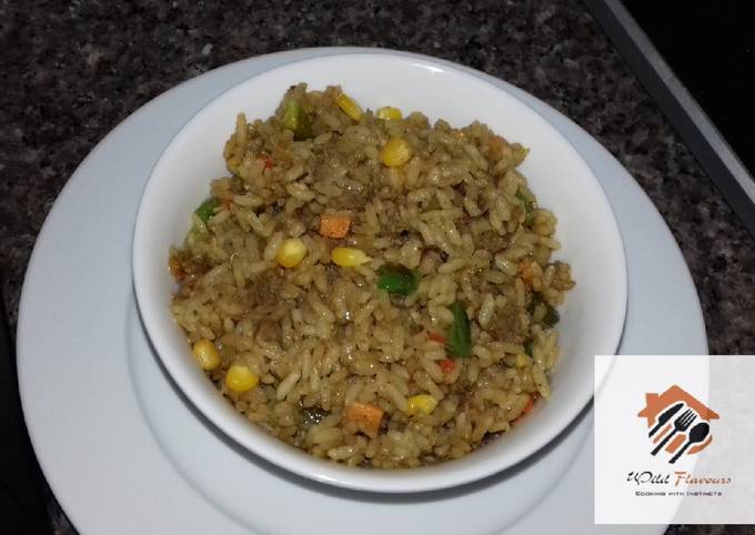 Minced meat fried rice Recipe by Chef B - Cookpad