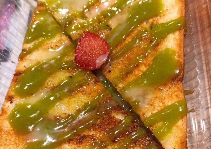 Resep Roti bakar saus macha oleh Raa Kagome - Cookpad