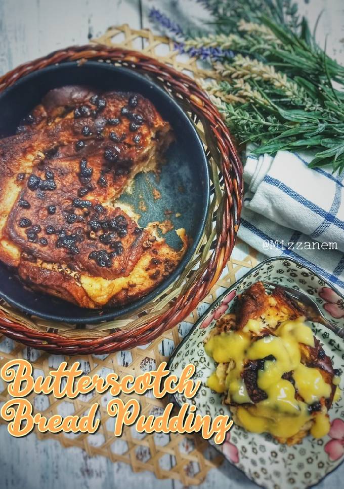 Resipi Butterscotch Bread Pudding oleh Mizzanem - Cookpad