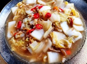 Resep sawi putih,teri rumahan enak dan mudah - Cookpad