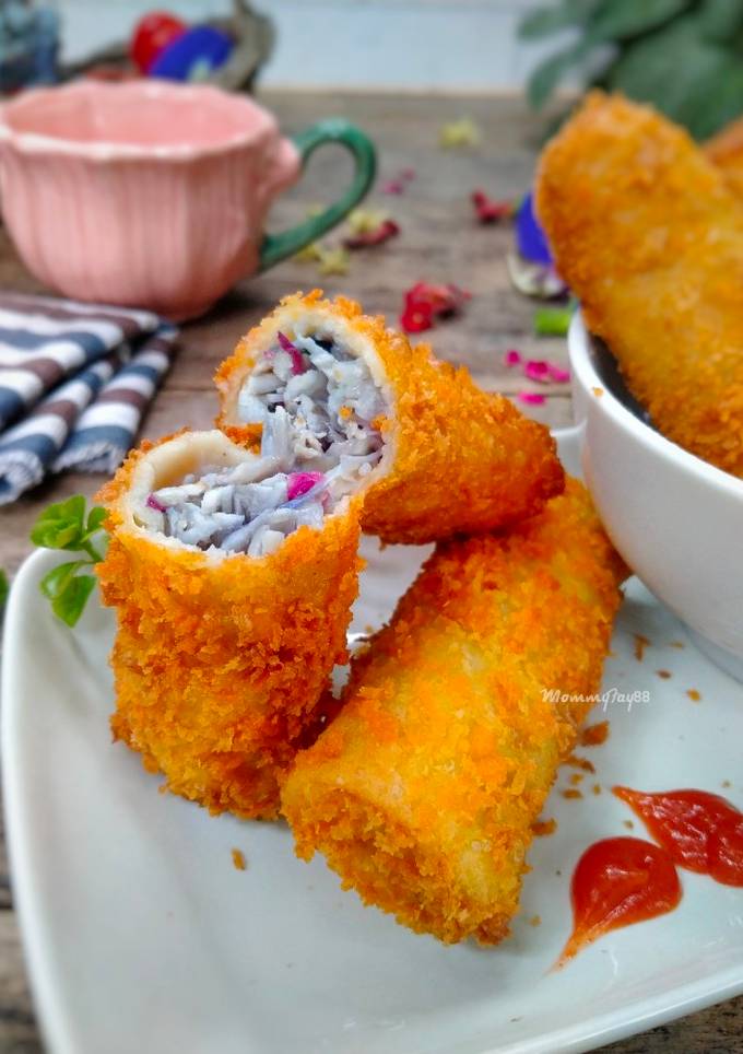 Resep Risoles Ragout Ayam Aneka Kembang oleh Mita.W#MommyFayzel# - Cookpad