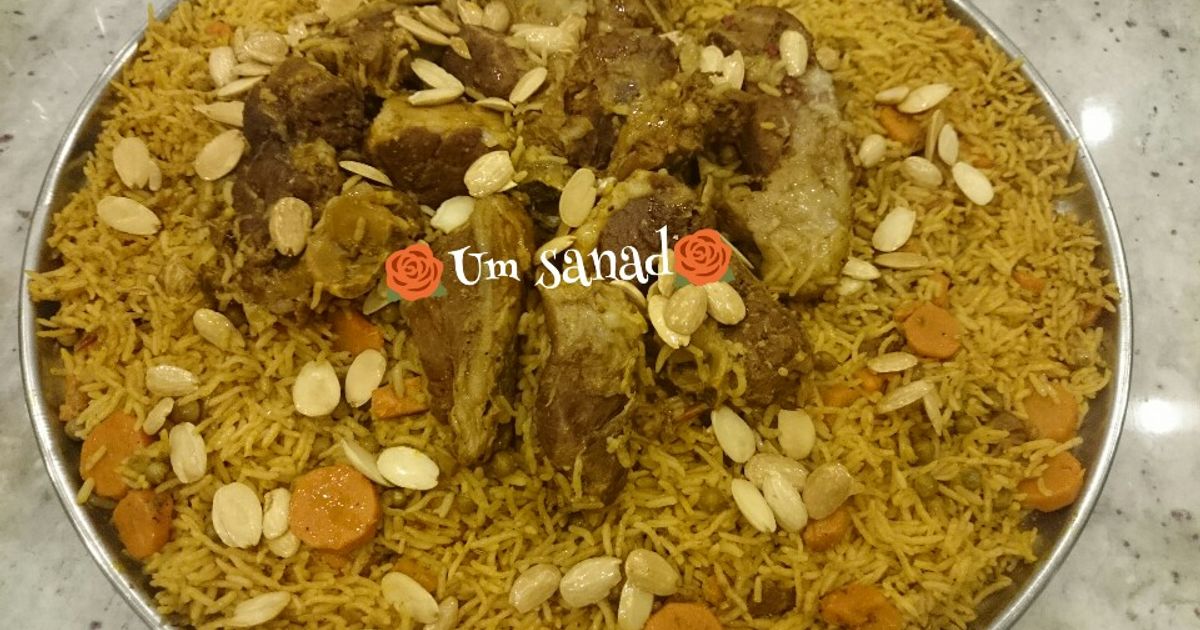 طريقة عمل كبسة اللحم على اصولها بطريقة سهلة وسريعة من 🌹Maram🌹Um sanad🌹 ...