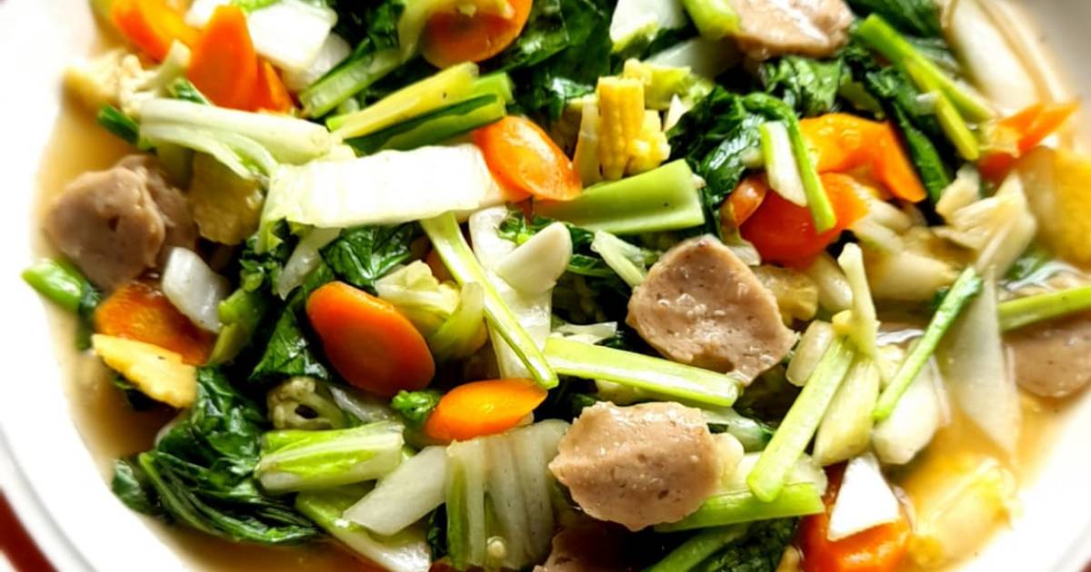3.126 resep capcay bakso daging enak dan mudah - Cookpad