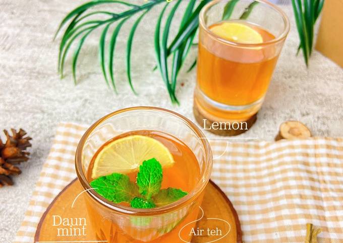 Resep Teh lemon mint oleh Anne Desy - Cookpad