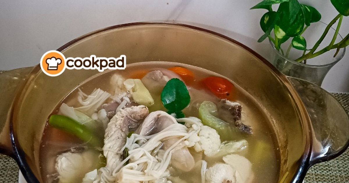Resepi Sup Cendawan Enoki Sedap dan Mudah - Panduan Langkah Demi Langkah
