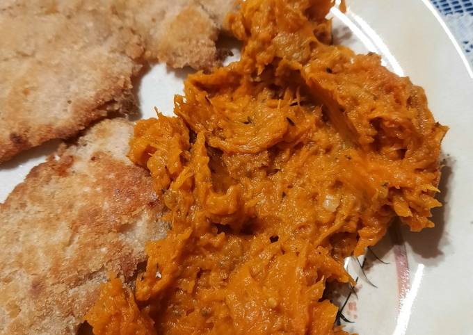 Puré de zapallo al rescoldo Receta de La profe Luisa- Cookpad