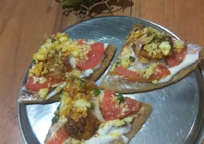 Rotizza - Roti + Pizza Recipe by Priyanka Netikunta - Cookpad
