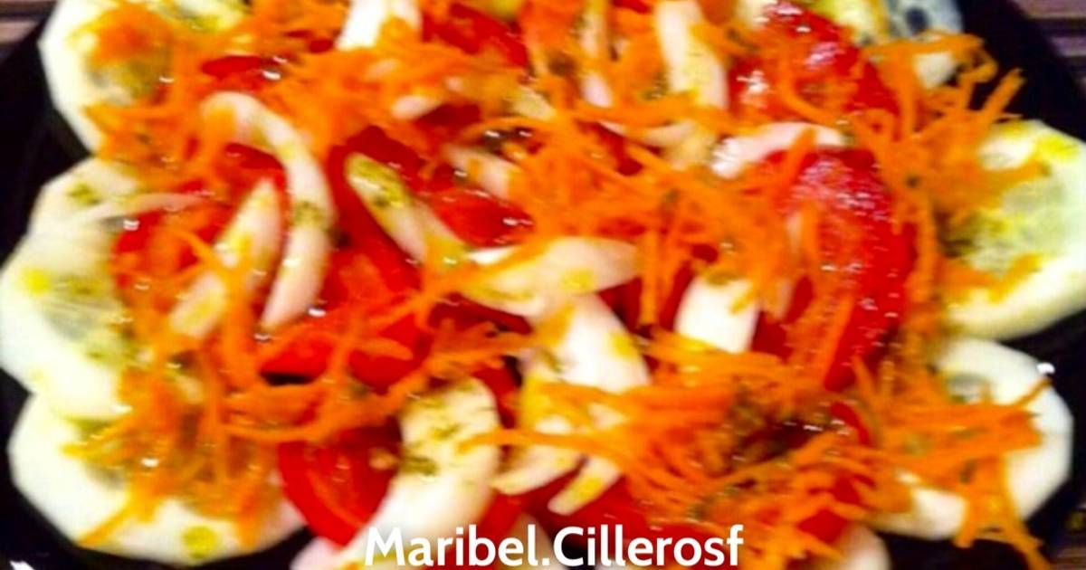 Ensalada Blanca Y Roja Receta De Maribel Cillerosf Cookpad