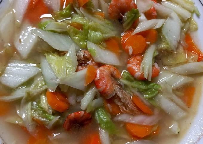 Resep CAP CAI UDANG SAWI PUTIH sederhana oleh Astuti - Cookpad