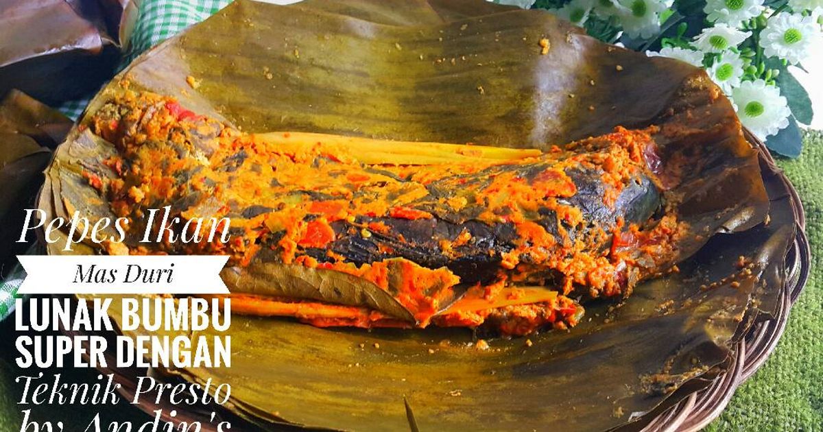 Resep pepes ikan mas kemiri rumahan enak dan mudah - Cookpad