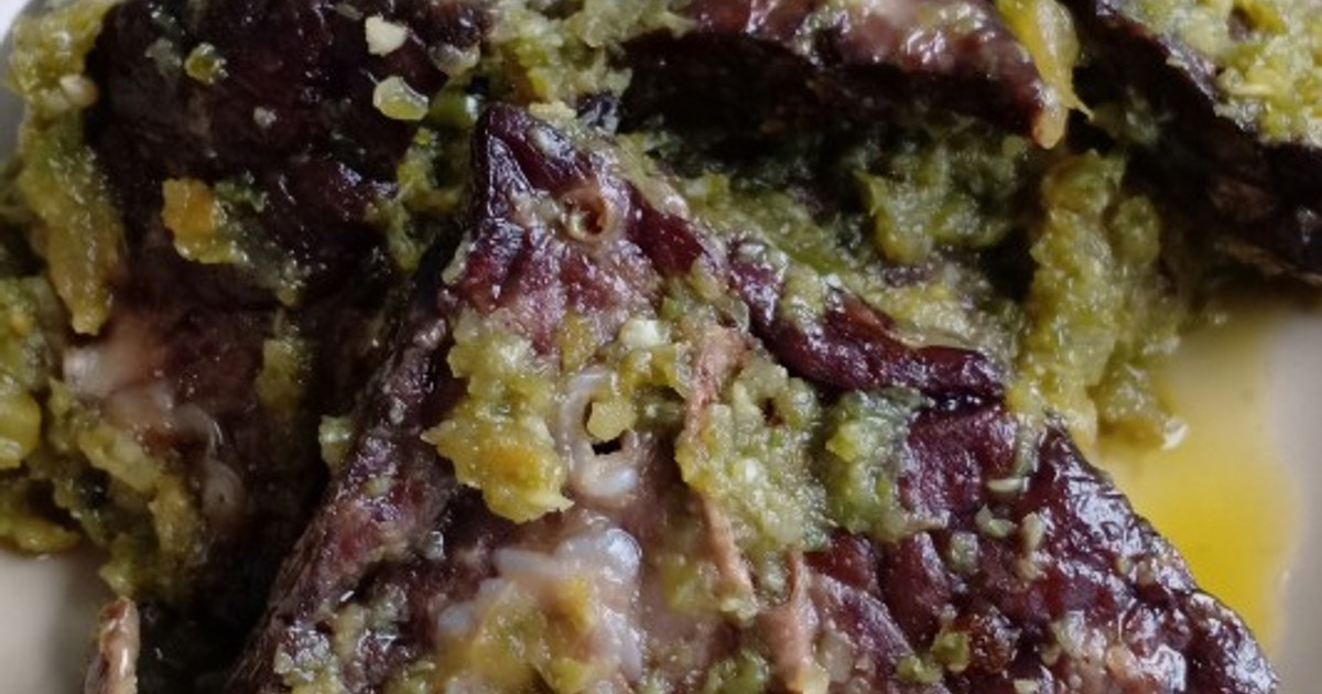 Resep Paru Sapi Cabe Ijo oleh Erni Apriana - Cookpad
