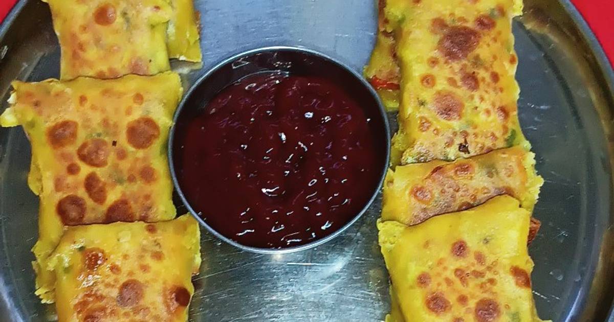 Paneer Tortilla Pockets Recipe by Sangita Vyas - Cookpad