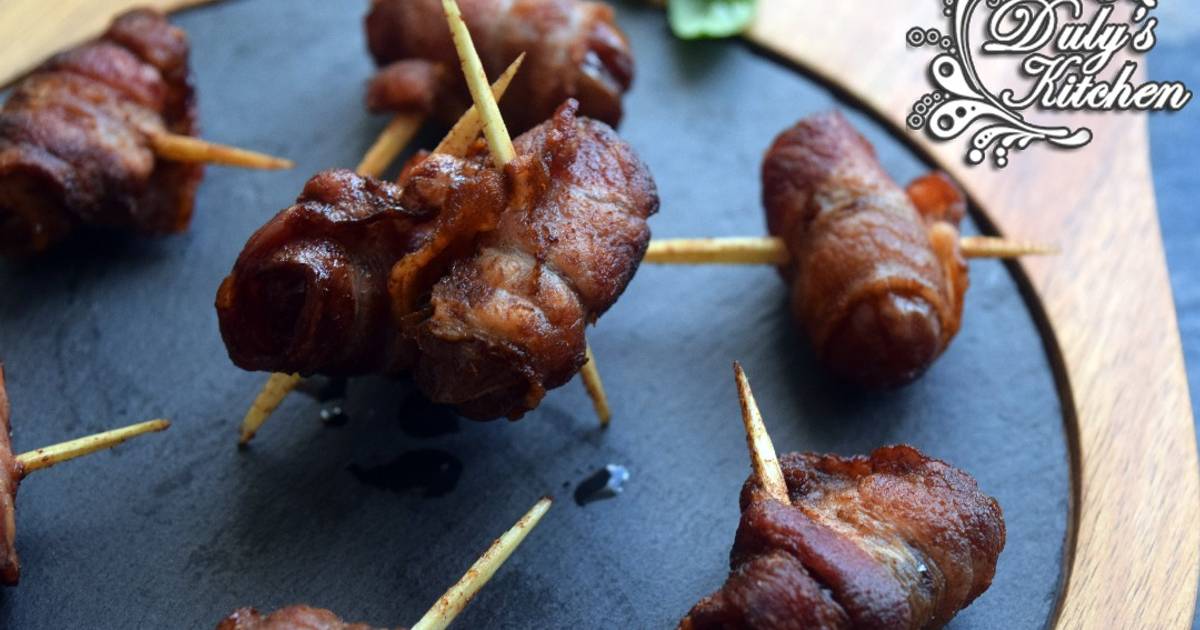 Dátiles con Bacon Receta de Duly's Kitchen- Cookpad