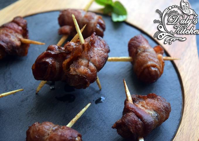 Dátiles con Bacon Receta de Duly's Kitchen- Cookpad