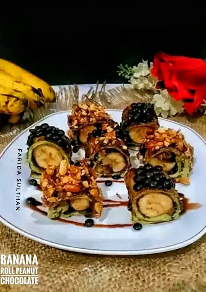 Resep Banana Roll Peanut Chocolate oleh farida Sulthan 🇮🇩 (IG ...