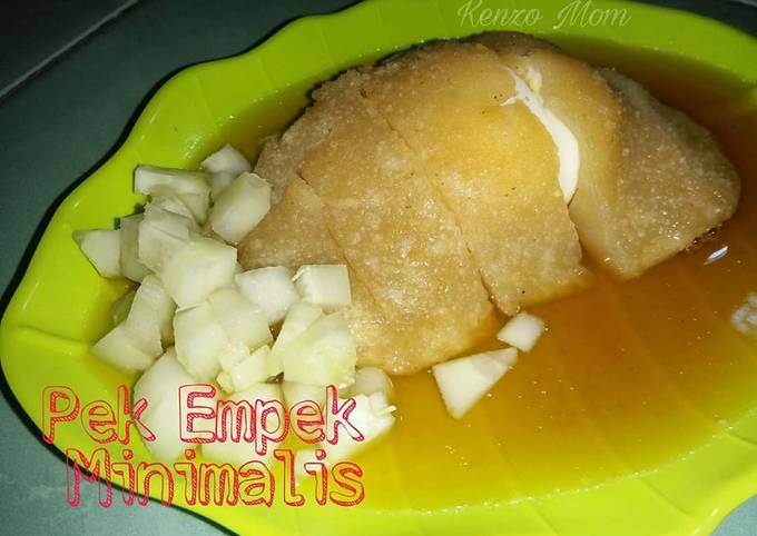 Resep Pek empek Minimalis ala mamah Kenzo oleh Kenzo Mom Cooking - Cookpad