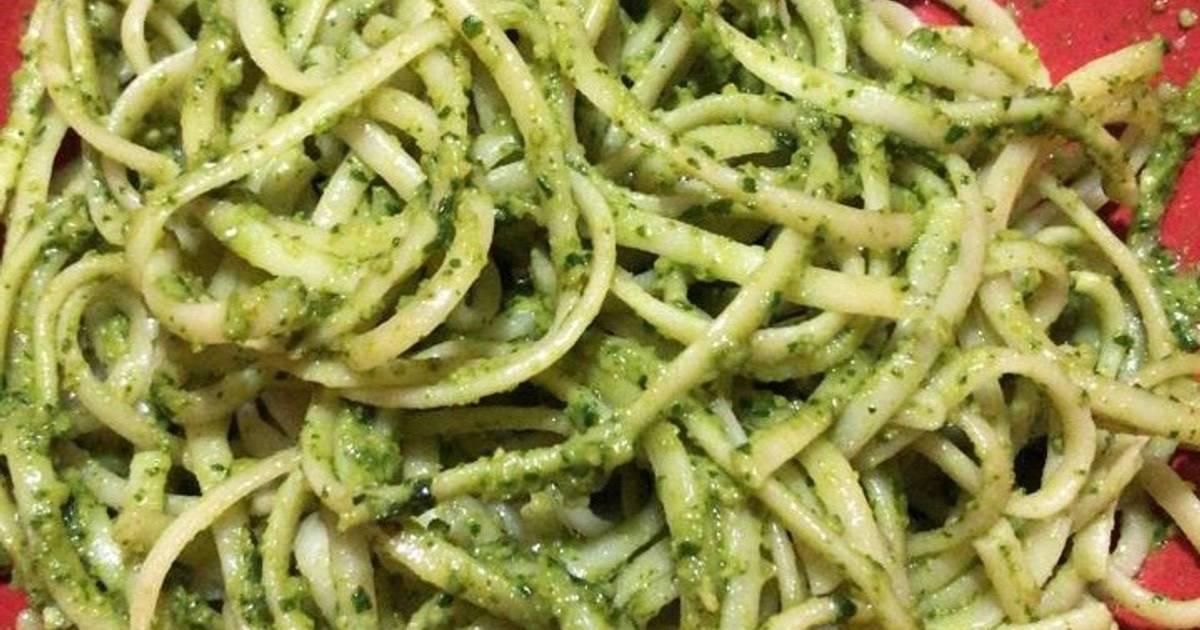 Fideos al pesto - 843 recetas caseras- Cookpad