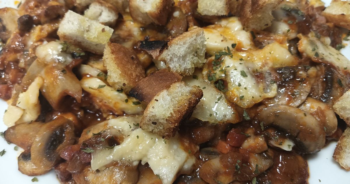 Champiñones Con Jamón Y Tomate Receta de Carmen Ramos- Cookpad