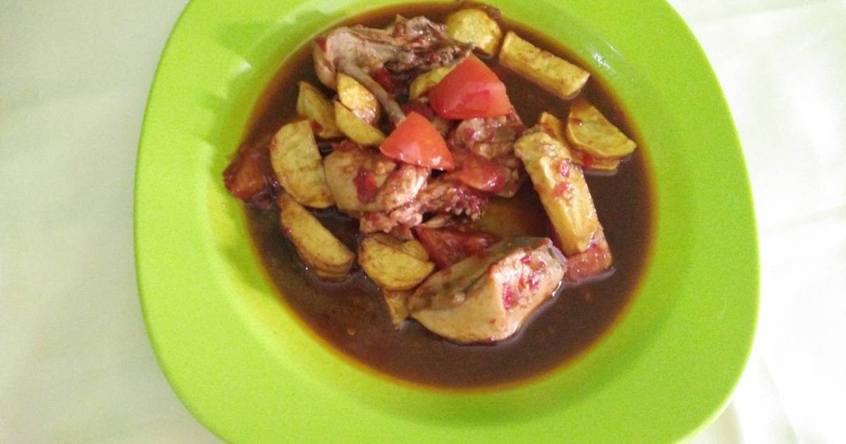 Resep Chicken Potato Teriyaki oleh Andina Fasha - Cookpad