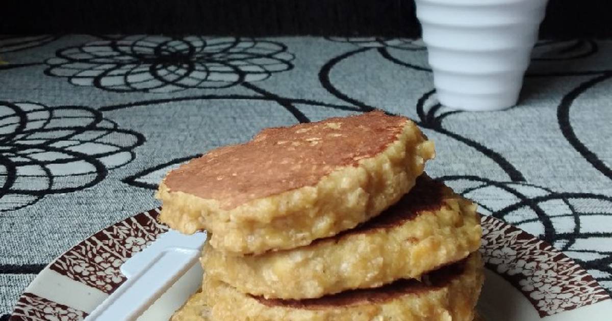 Resep Banana Oat Pancake oleh softcookie - Cookpad