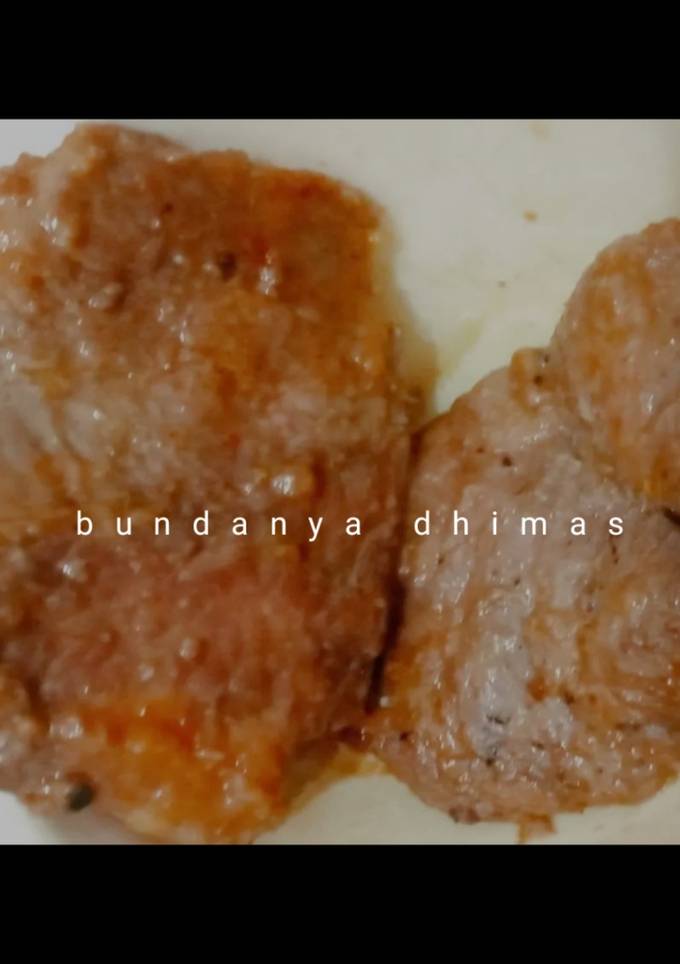 Resep Daging sapi panggang oven low watt oleh Bundanya Dhimaz - Cookpad