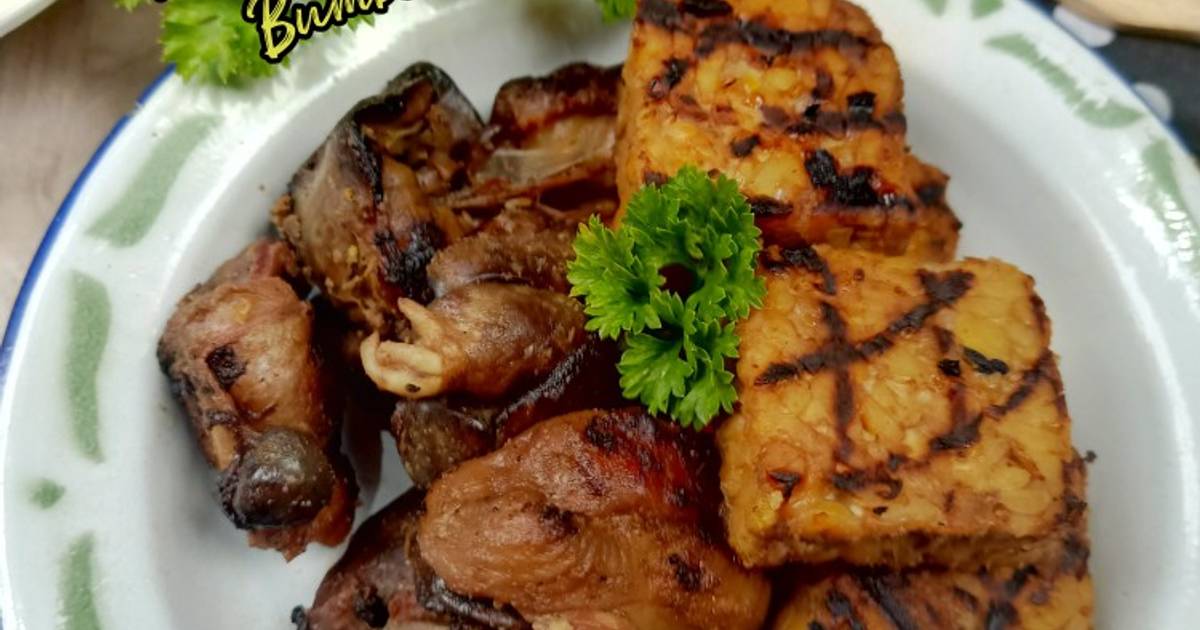 Resep 905. Ampela Hati Ayam & Tempe Bumbu Kalasan (Kobe) oleh JE ...