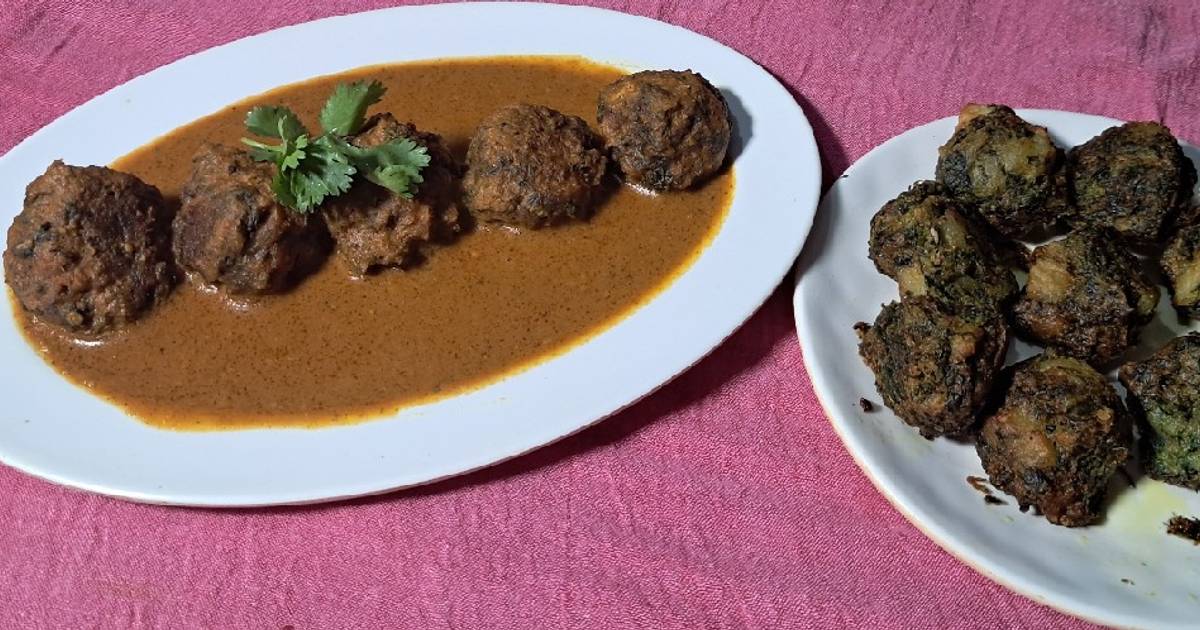 Spinach kofta curry Recipe by Archana Devi ( Chaurasia) - Cookpad