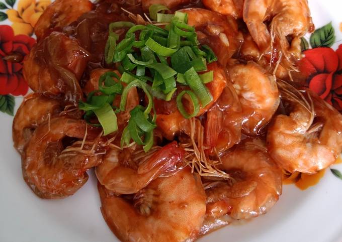 Resep Udang Saos Tiram Simple oleh Ririn Agustina - Cookpad
